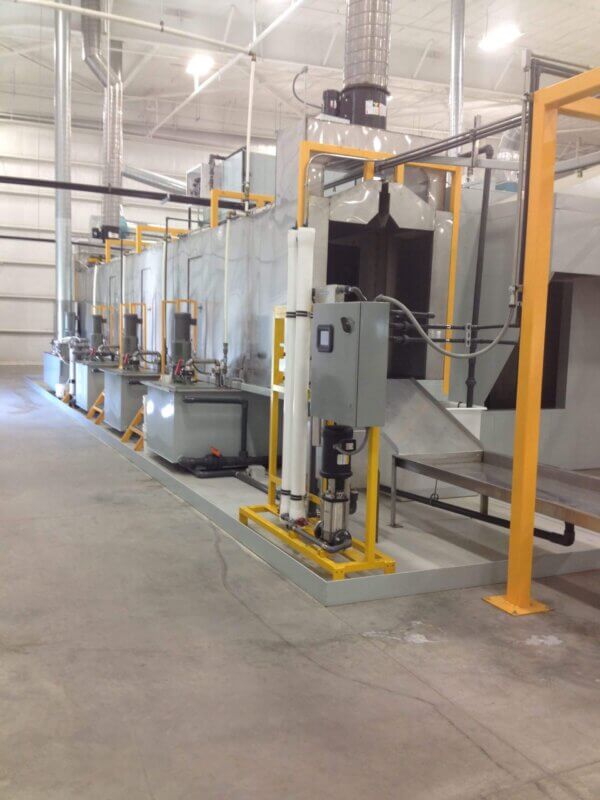 Industrial Washers For Powder Coating Lines