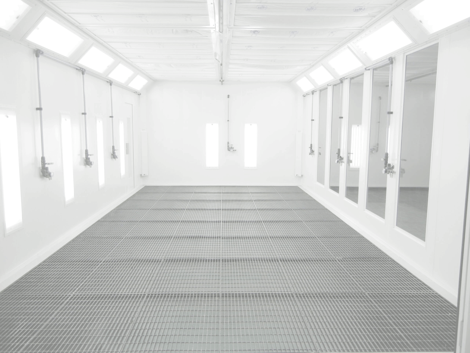 Commercial Open Face Paint Booths From Spray-Tech